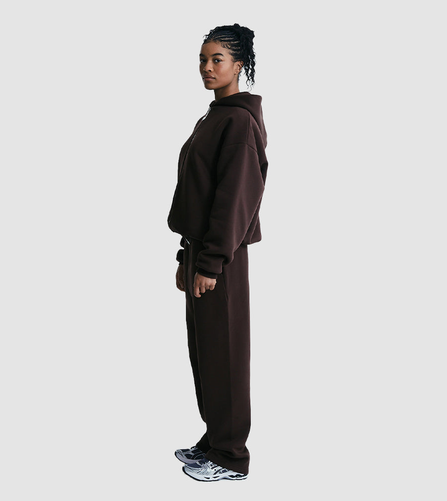 Perplex | Double-Layered, Oversized Mocca Zip Hoodie – Perplex Clothing